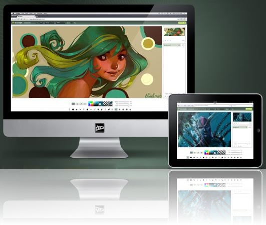 Muro DeviantART webApp de dibujo en HTML5